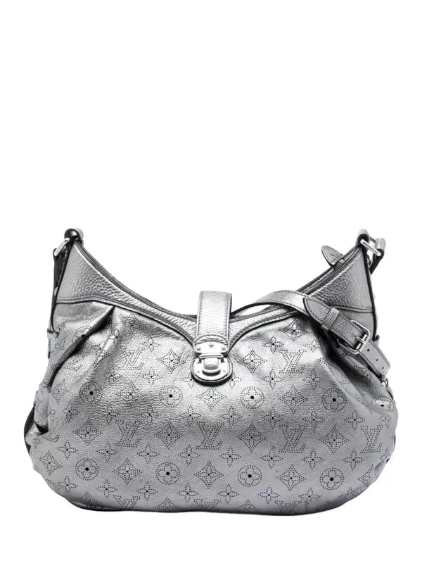 LOUIS VUITTON 2008 Monogram Mahina Xs Crossbody Bag - Silver