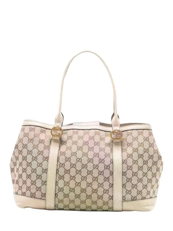 Gucci Gg Canvas Miss Gg Tote Bag - Brown