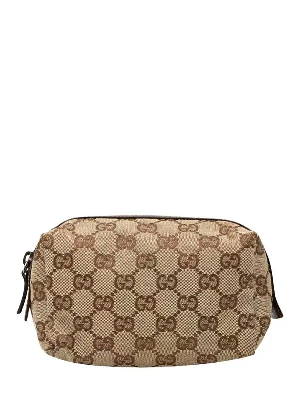 Gucci Gg Canvas Pouch - Brown