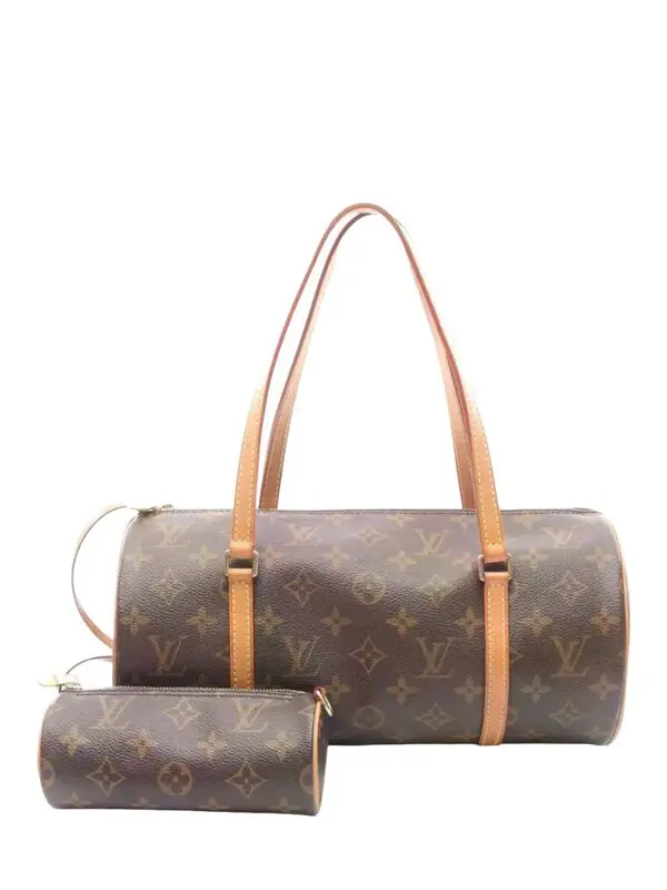 LOUIS VUITTON 2005 Monogram Papillon 30 Handbag - Brown
