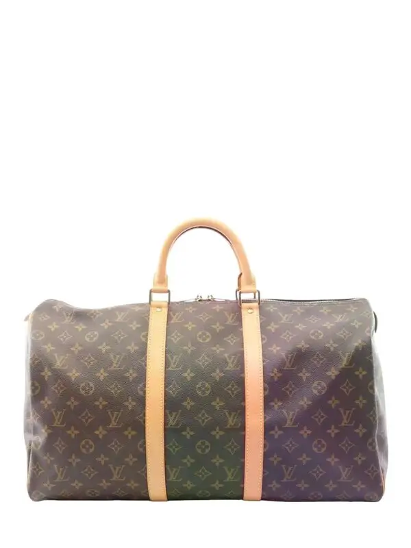 LOUIS VUITTON 1998 Monogram Keepall 50 Travel Bag - Brown