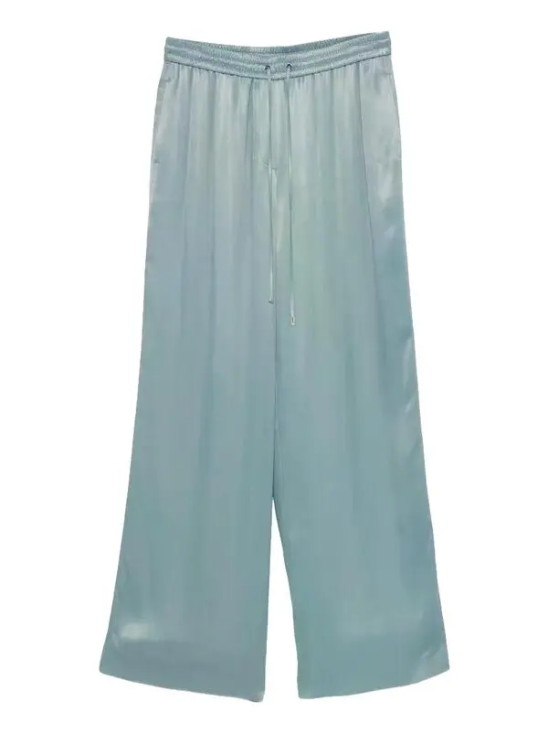 BOSS Tavati Wide Leg Trousers - Blue