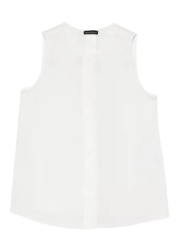 Emporio Armani Sleeveless Blouse - White