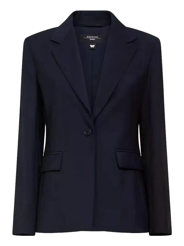 Max Mara Single-breasted Blazer - Blue