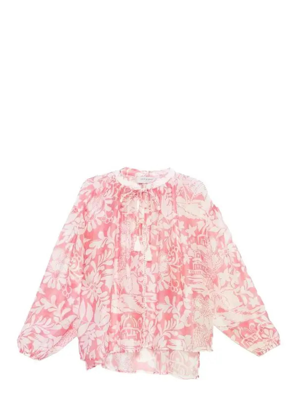 ERMANNO FIRENZE Floral-print Blouse - Pink