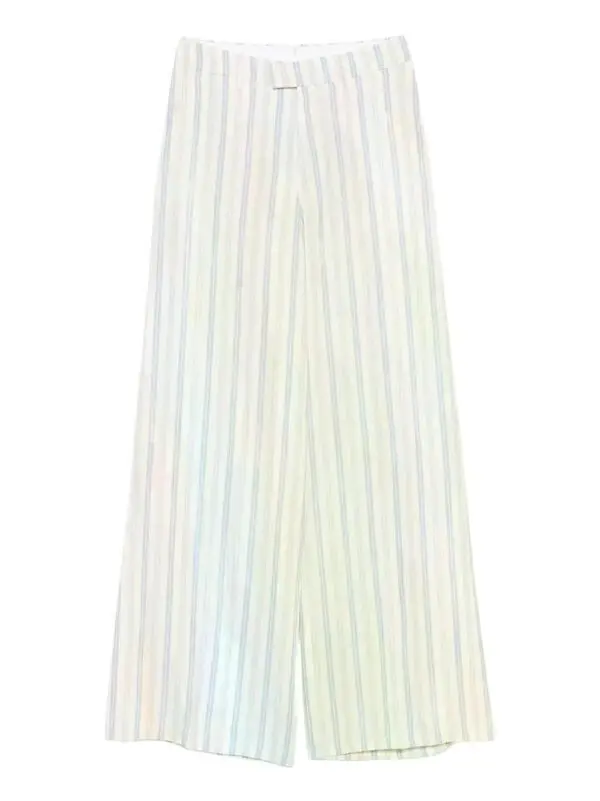 BERWICH Striped Wide Leg Trousers - Neutrals