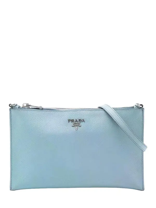 Prada Saffiano Shoulder Bag 2010-2025 - Blue