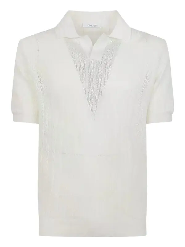 CRUCIANI V-neck T-shirt - White