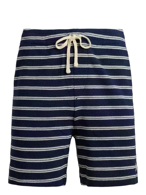 Polo Ralph Lauren Striped Drawstring Shorts - Blue