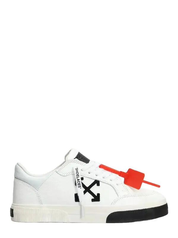 Off-White Arrow-detail Lace-up Sneakers - White