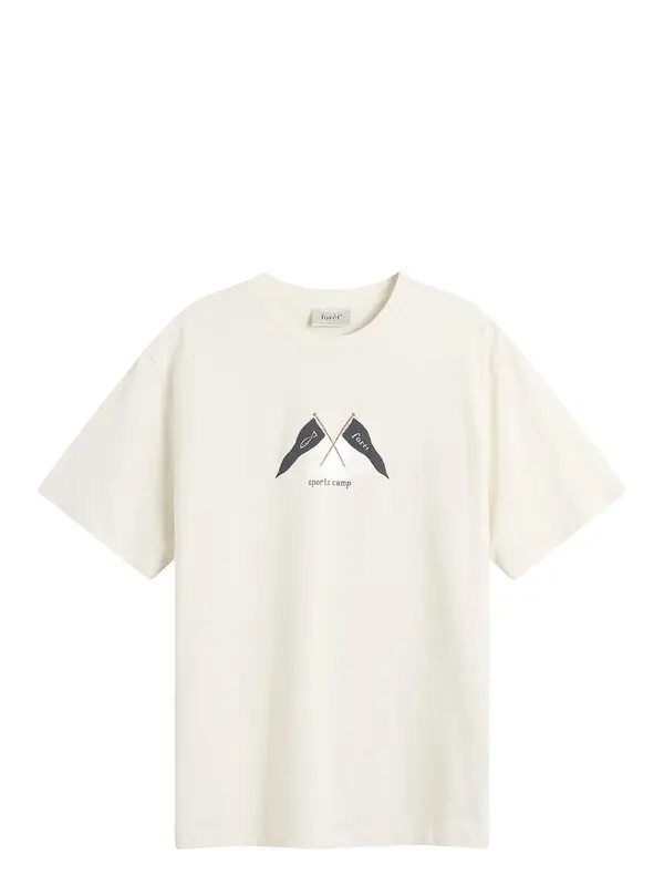 FORET Pennant T-shirt - Cloud