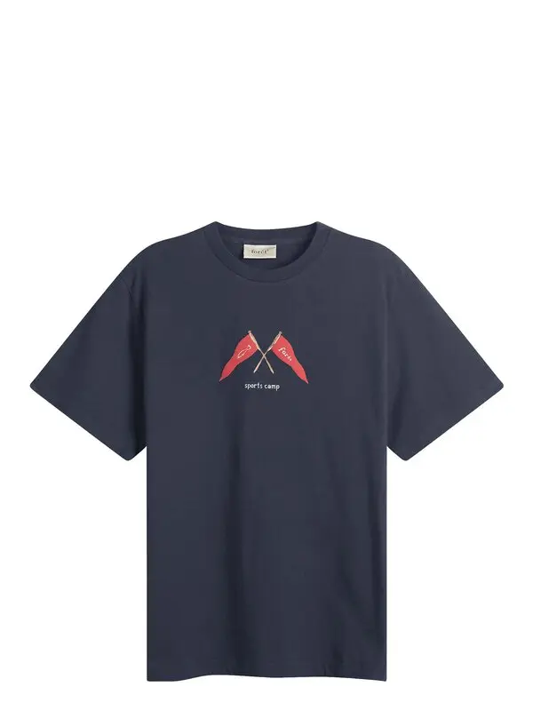 FORET Pennant T-shirt - Navy