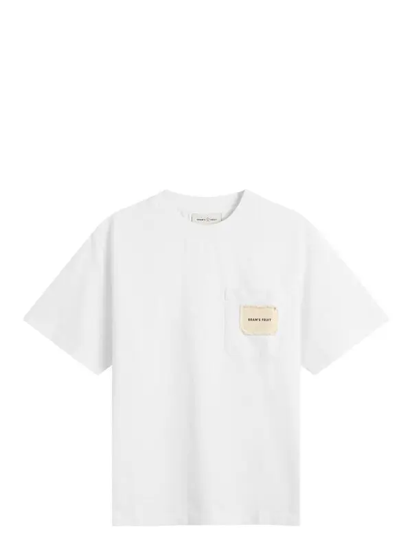 BRAM'S FRUIT Chest Pocket T-shirt - White