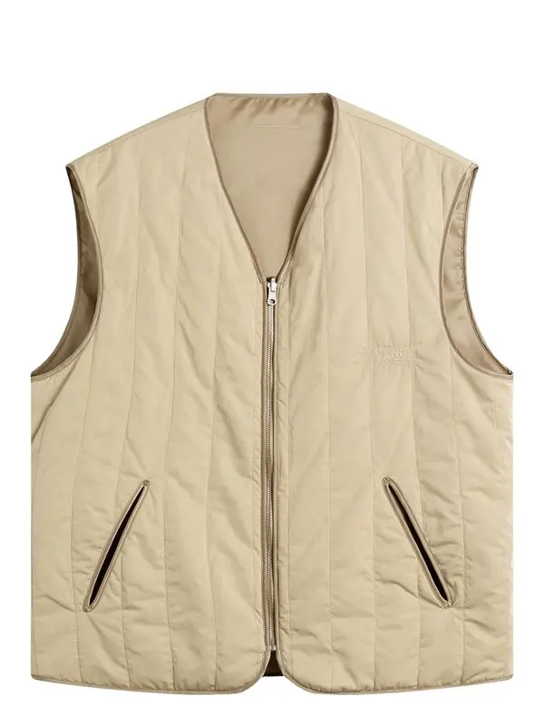 MAISON MARGIELA Light Padded Gilet - Sand/sand
