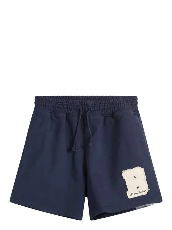 BRAM'S FRUIT Varsity Jogger Shorts - Midnight Blue