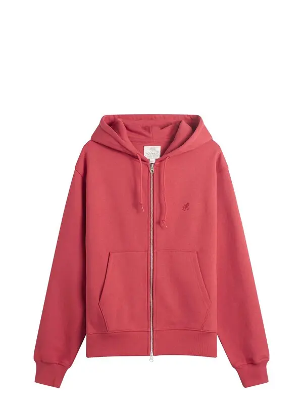 Gramicci Double Zip Fleeceback Hoodie - Crimson Red
