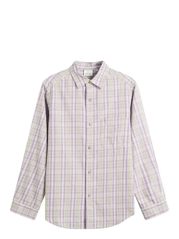 Gramicci Checkered Ombre Shirt - Purple