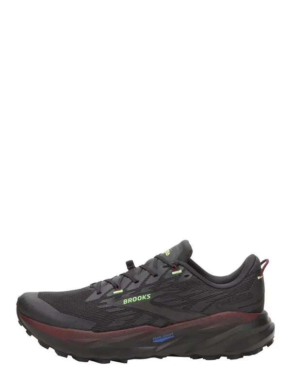 Brooks Cascadia 19 Sneaker - Phantom/rum Raisin/green