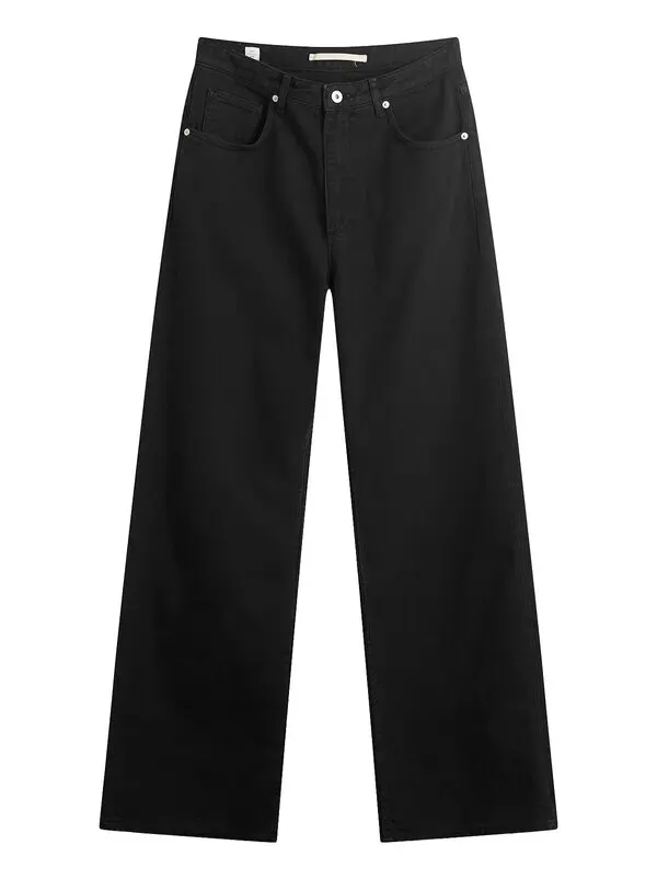 Norse Projects Korshavn Relaxed Twill 5 Pocket Trousers - Black