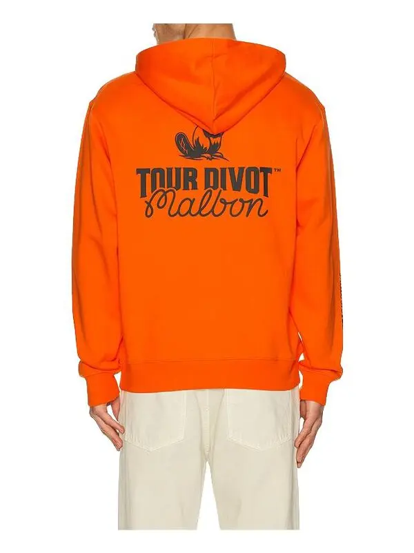 MALBON Fesque Tour Divot Hoodie - Orange