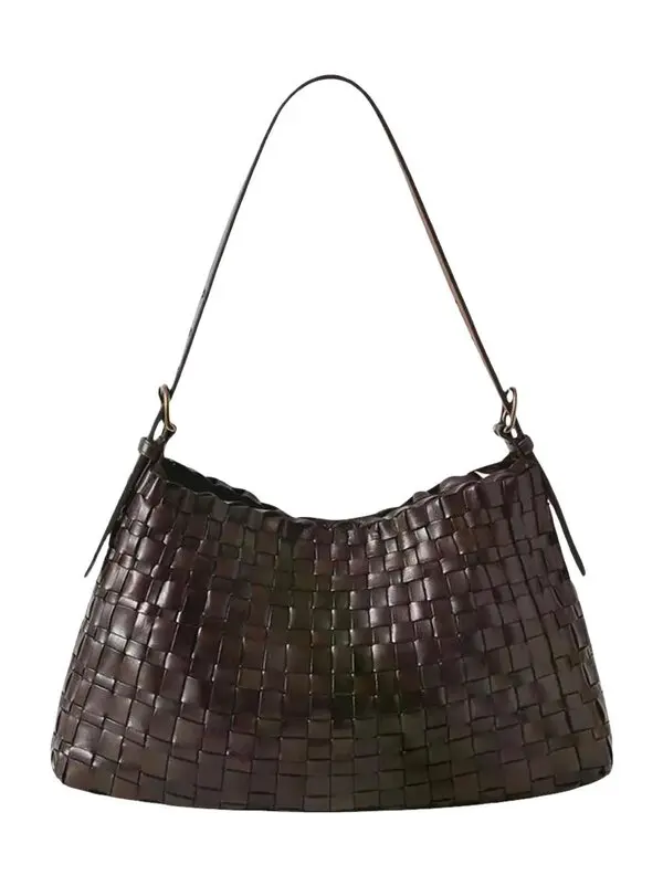 Dragon Diffusion Hobo Salvage Woven-design Shoulder Bag - Brown