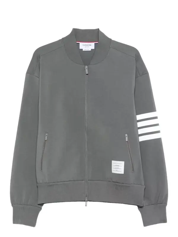 Thom Browne Four-stripe Zip Jacket - Grey