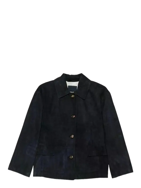 Max Mara Suede Jacket - Blue