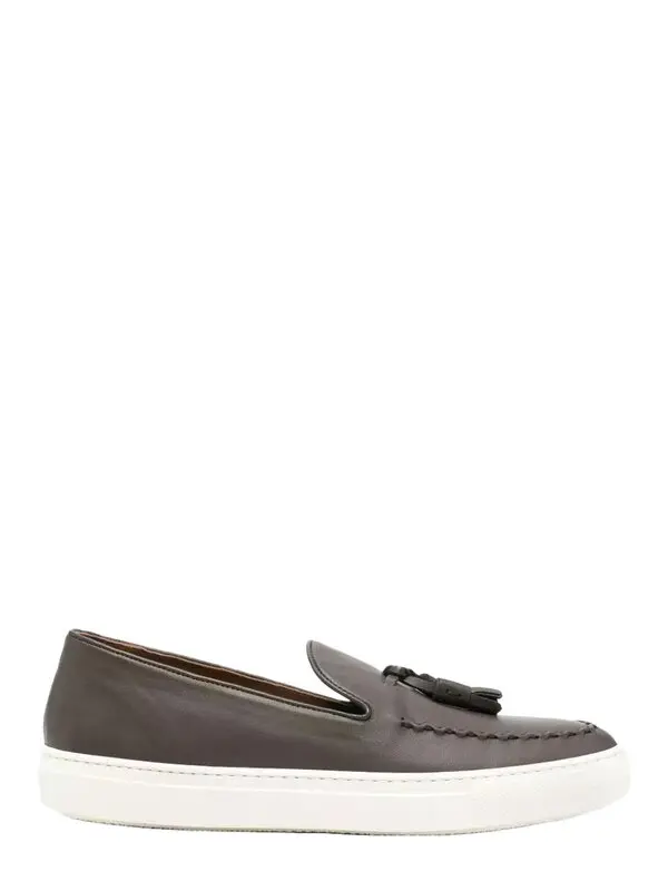 Fratelli Rossetti Tassel Detail Slip-on Loafers - Brown