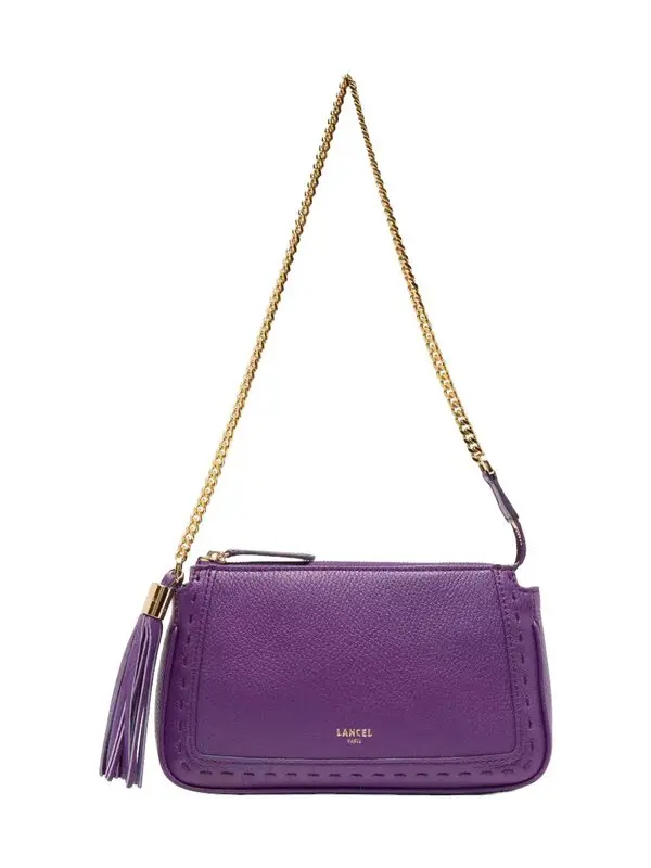 LANCEL Premier Flirt Chain Clutch Bag - Purple