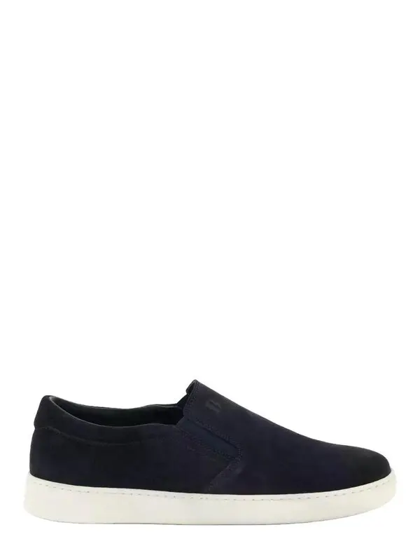 Boggi Milano Heritage Suede Slip-on Sneakers - Blue