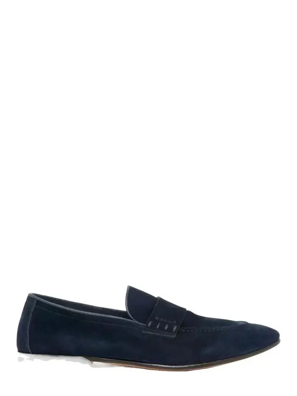 Bally Elios Suede Loafers - Blue