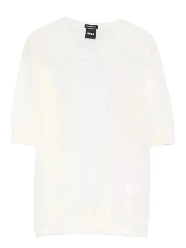 BOSS Farbella Short-sleeve T-shirt - Neutrals