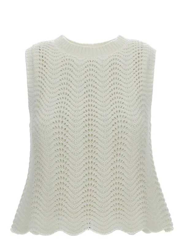 Loulou De Saison Vittoria Sleeveless Top - White