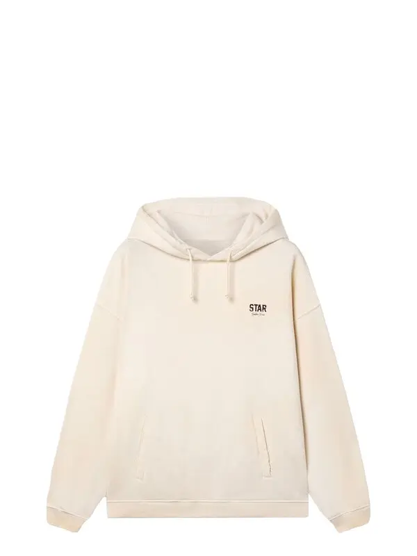 GOLDEN GOOSE Star Oversized Hoodie - White