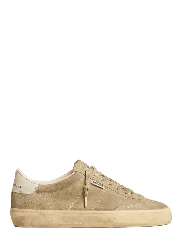 GOLDEN GOOSE Soulstar Suede Sneakers - Beige