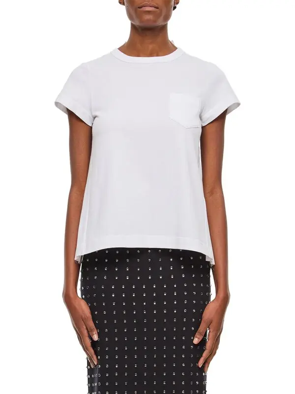 Sacai Cotton T-shirt - White