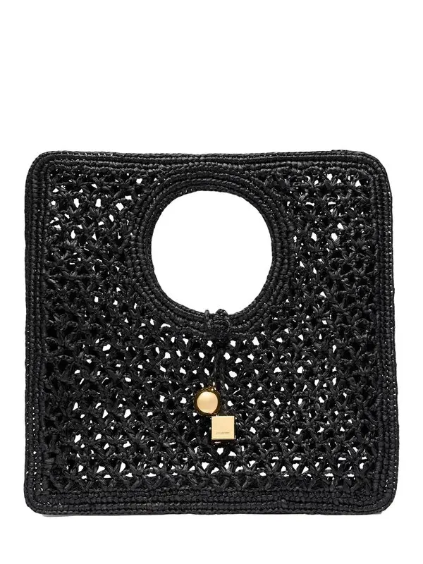 Jacquemus Le Petit Carre Beach Bag - Black