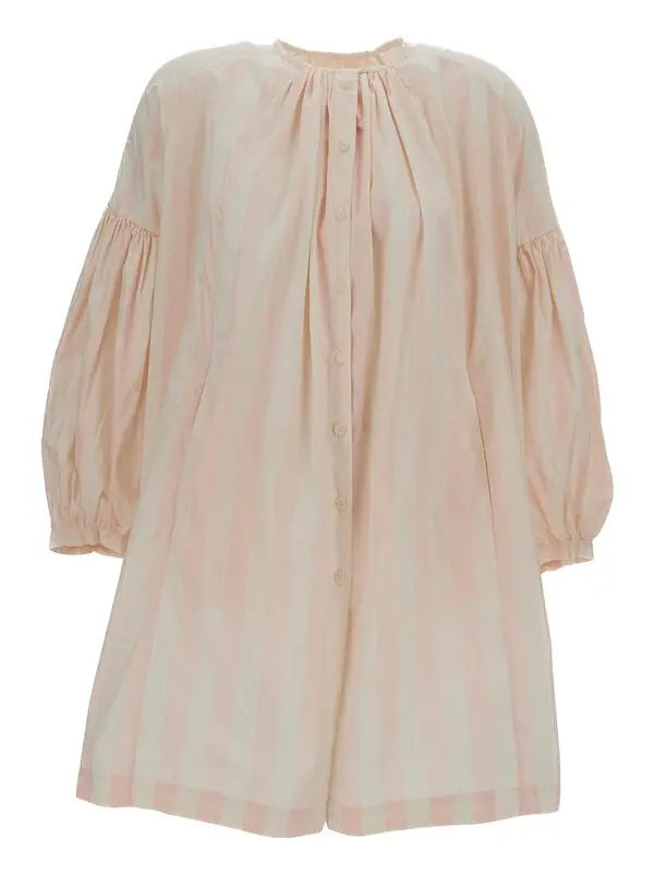 CASEY & CASEY Striped Cotton Shirt - Rose