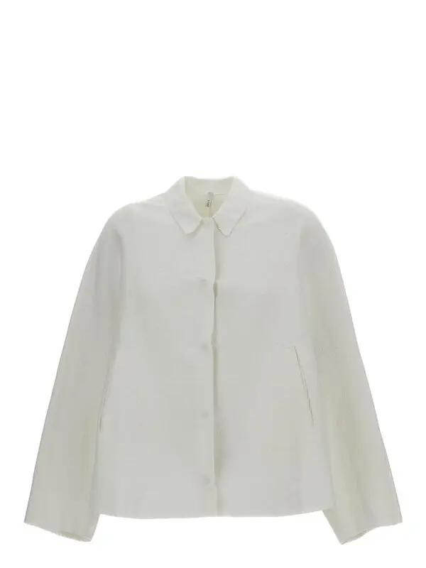 BOBOUTIC Single-breasted Jacket With Buttons - White