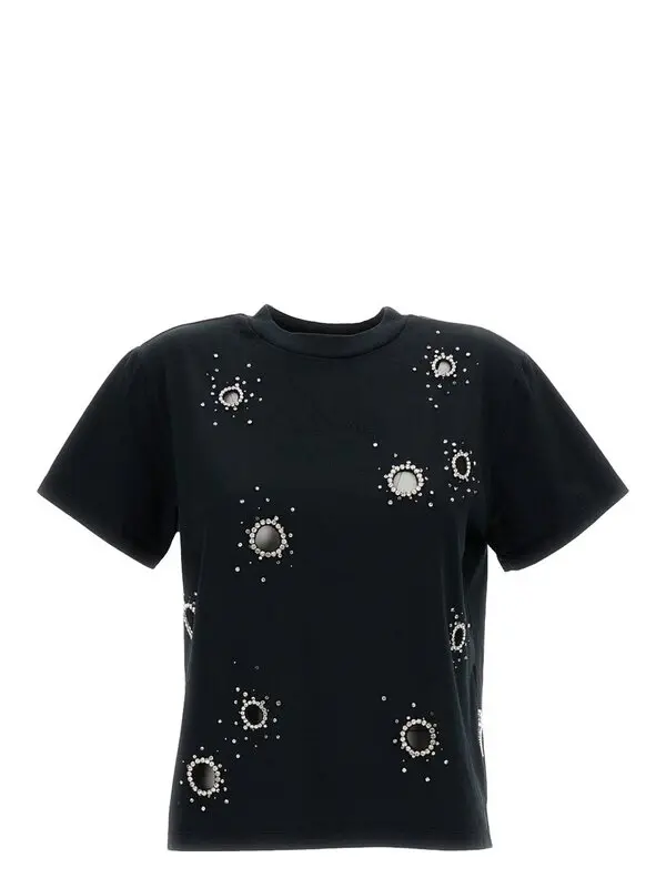 DES_PHEMMES Embellished T-shirt - Nero