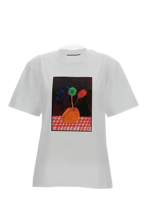 Plan C Printed T-shirt - White