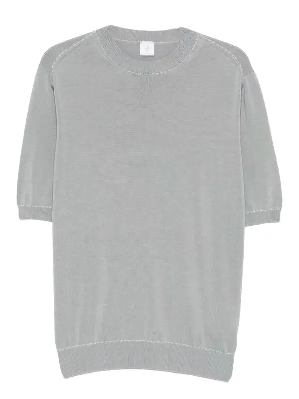 Eleventy Round-neck T-shirt - Blue