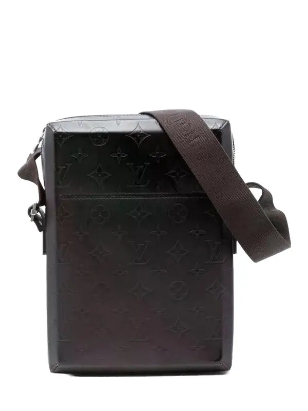 LOUIS VUITTON 2000-2025 Monogram Glace Bobby Crossbody Bag - Brown