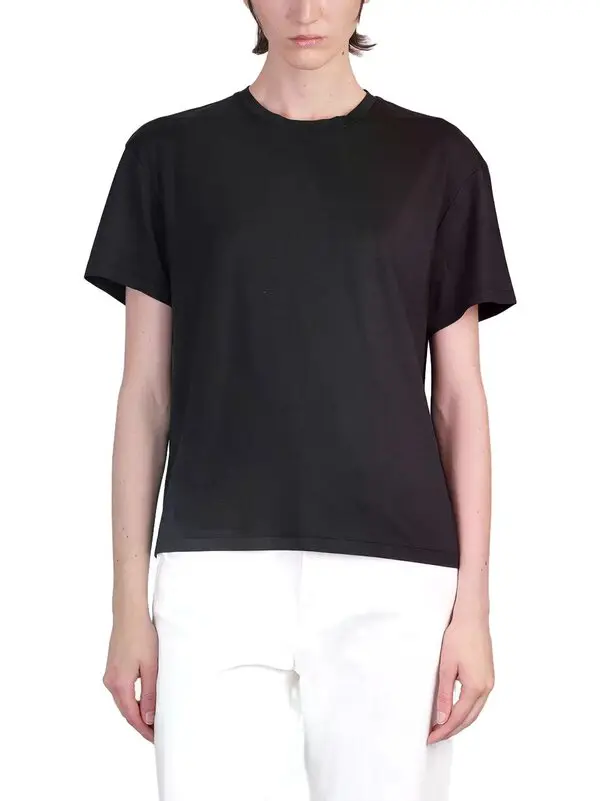 TOTEME Round Neck T-shirt - Black