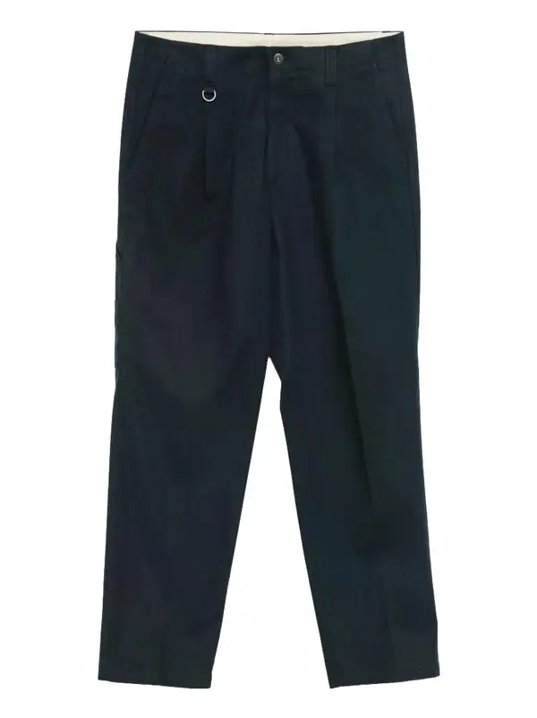 PAOLO PECORA Belt-loops Trousers - Blue
