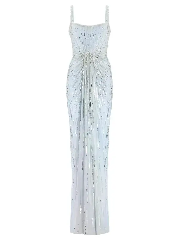 Jenny Packham Chrissy Embellished Dress - Blue