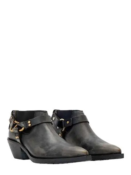 ALLSAINTS Maisy Western Bootie - Dark Brown