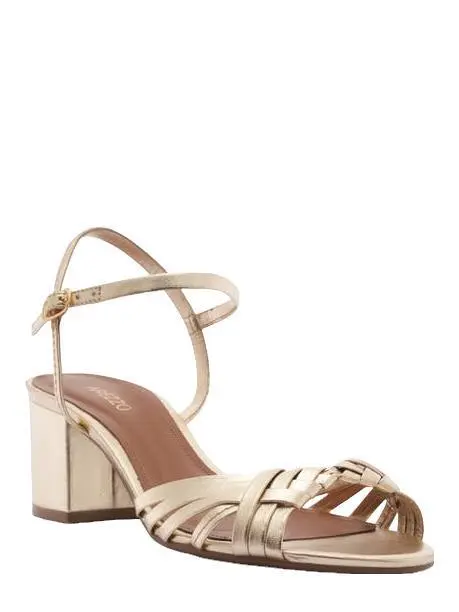AREZZO Nina Ankle Strap Sandal - Platino