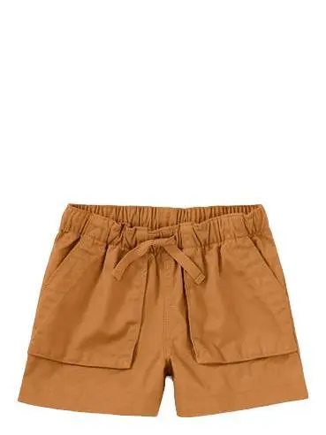 TEA COLLECTION Woven Camp Shorts - Whole Wheat