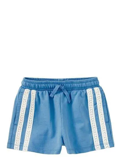 TEA COLLECTION Crochet Sporty Shorts - Blue Orchid